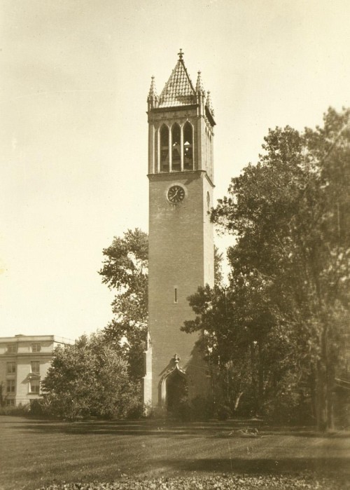 ISC Campanile Construction | Ames History Museum