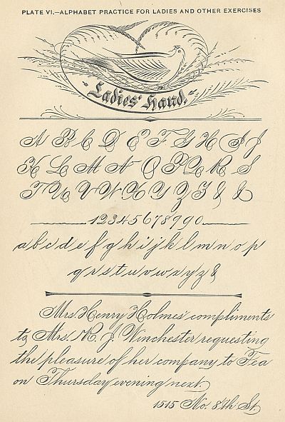 Penmanship Examples | Ames History Museum