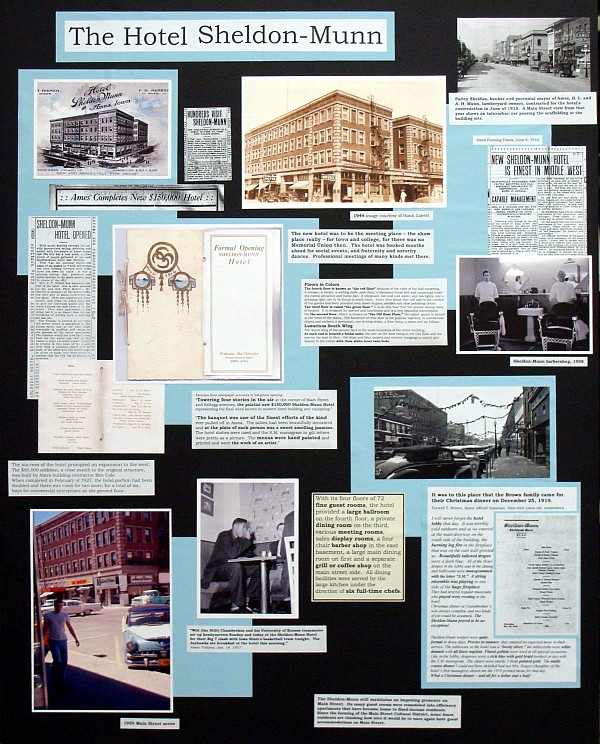 Sheldon-Munn Display Panels | Ames History Museum
